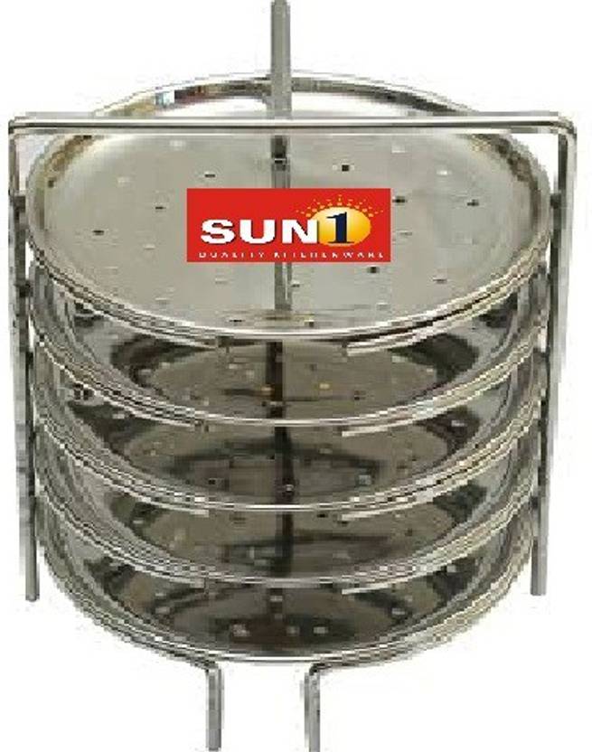 sun1 SUN1-STAND AND IDIYAPPAM PLATES-5PLATES Induction & Standard Idli ...