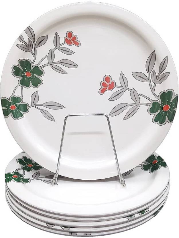 MANGUKIYA ENTERPRISE Pack of 11 Melamin Unbreakable Melamine Dinner ...