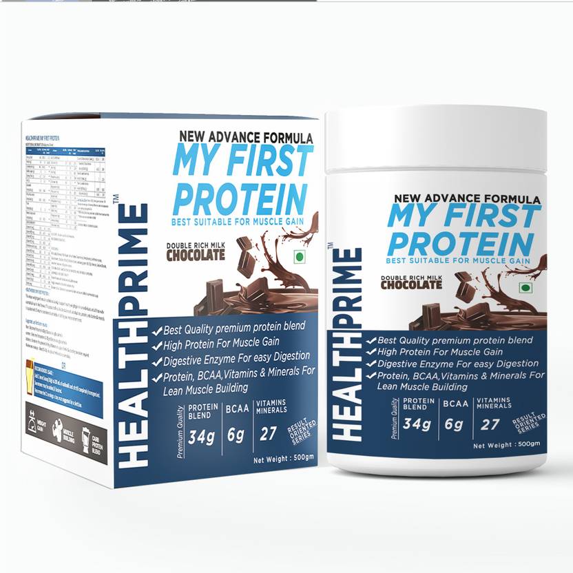 HEALTHPRIME MY FIRST PROTEIN FOR WEIGHT GAIN MUSCLE BUILDING AND WHEY ...