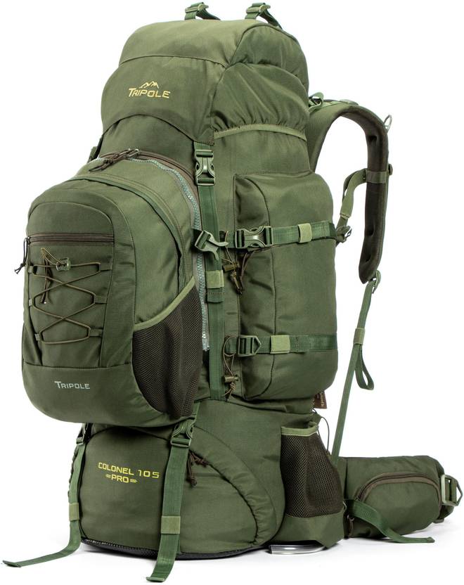 Tripole Colonel Pro Metal Frame Rucksack | Front Opening | Detachable ...