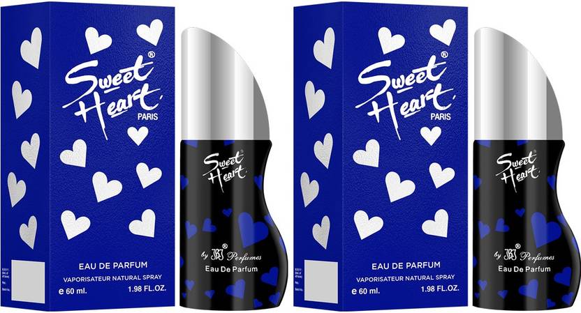 Buy SWEET HEART Blue Perfumes, 60ml, PACK OF 2 Eau de Parfum - 120 ml ...