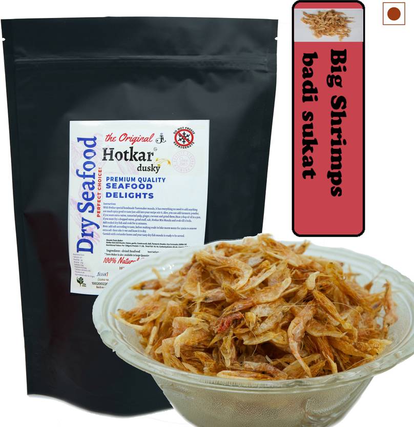 hotkar Dry and Salted Prawn Fish / Sukat / Chingri Fish/Sukya Karandi ...