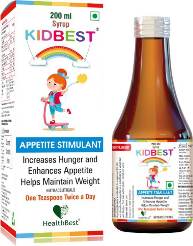 HealthBest Kidbest Appetite Stimulant Syrup for Kids| Enhances Appetite ...