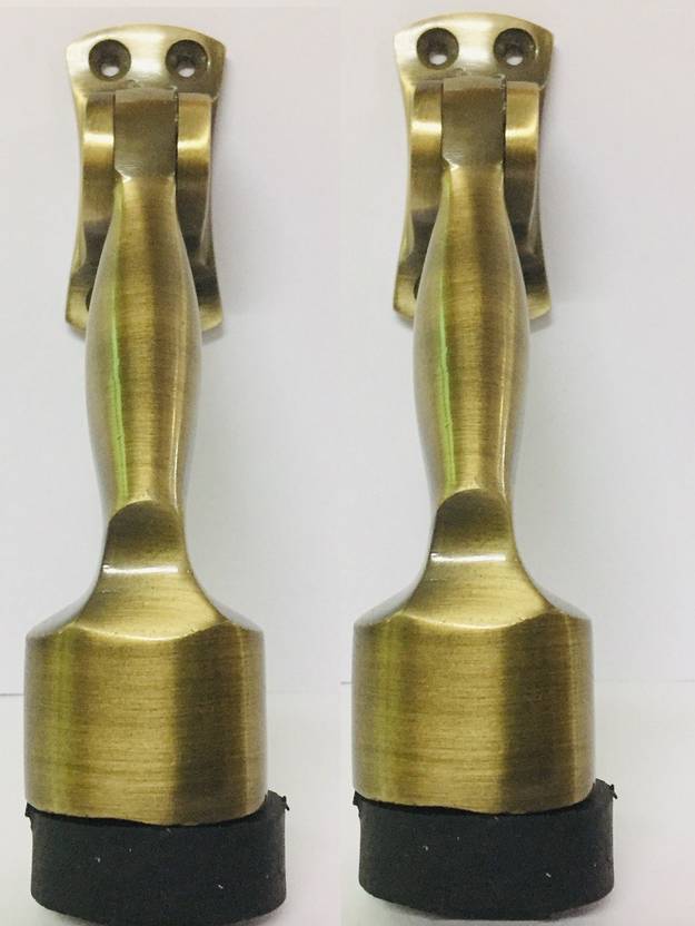EKSKWIZET Antique Brass Finish 6 Inch Door stopper Pack of 2 Door ...