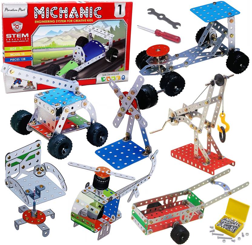 Miniature Mart Kids Mechanical Building & Construction Toys For Boys ...