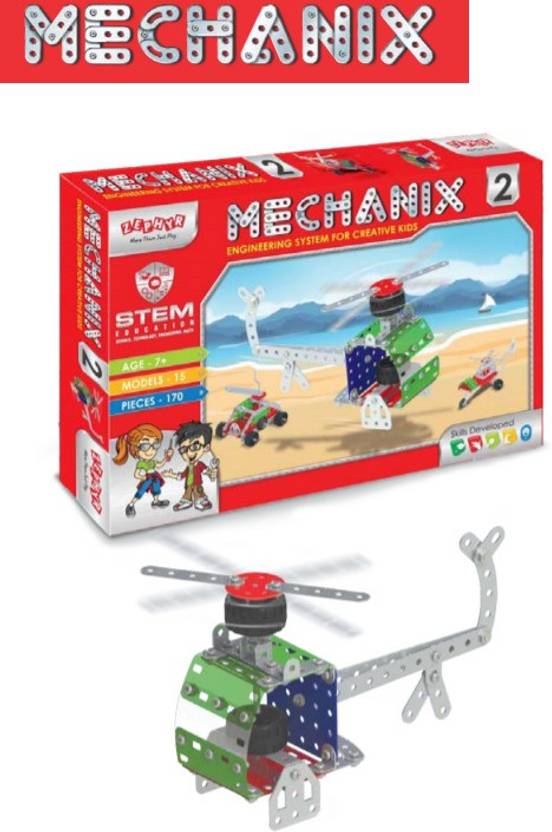 Mt hub MECHANIX-2 Can Make 15 Different Models Blocks and Construction ...