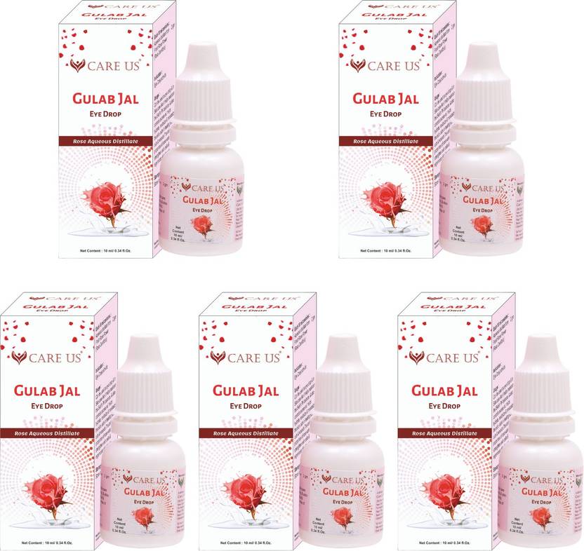care us Gulabjal Eye Drop - 100% Organic Rose Water for Dry Eyes (10ml ...