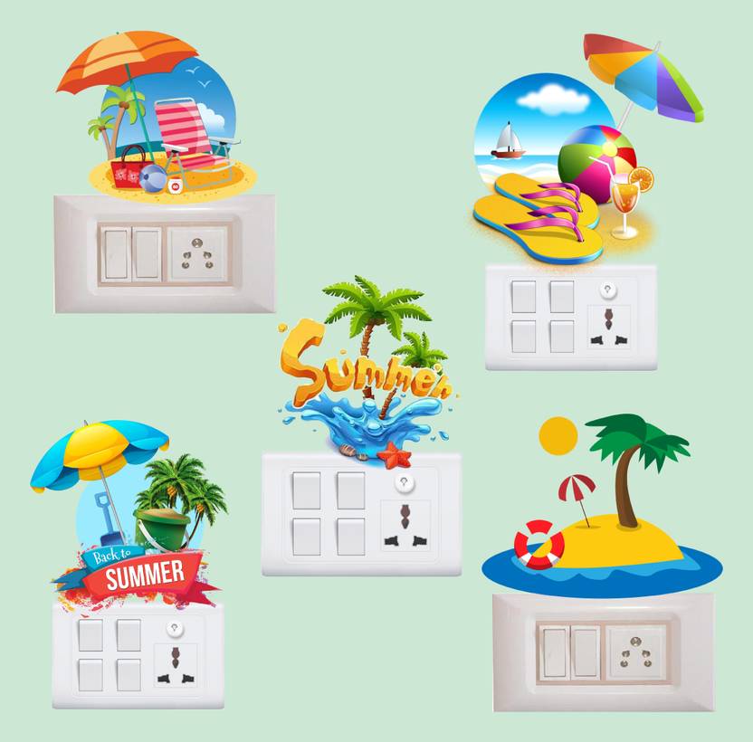 Archi Graphics Studio 10 cm Decorative SwitchBoard Sticker & Wall ...