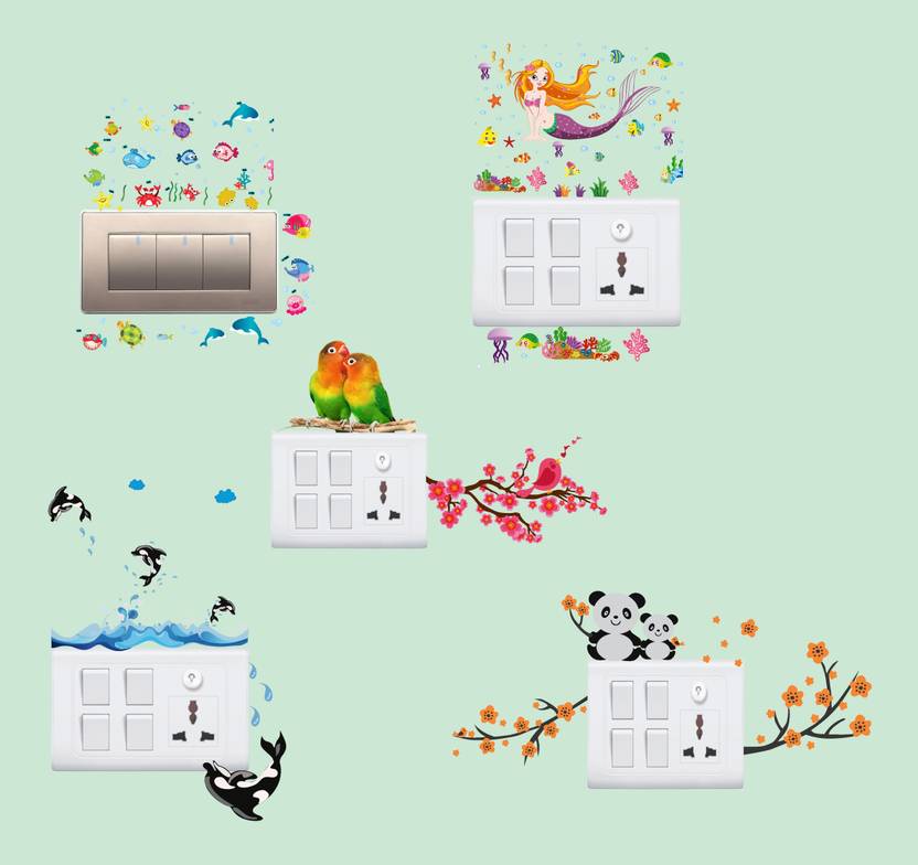 Archi Graphics Studio 10 cm Decorative SwitchBoard Sticker & Wall ...