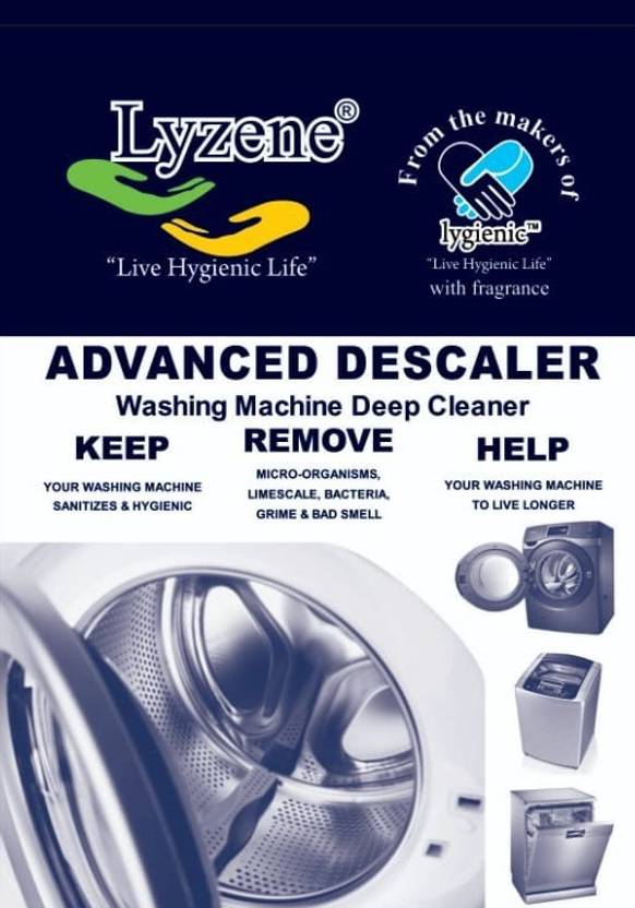Lyzene Advance Washing Machine Descaling Powder (Pack of 3) Dishwashing ...