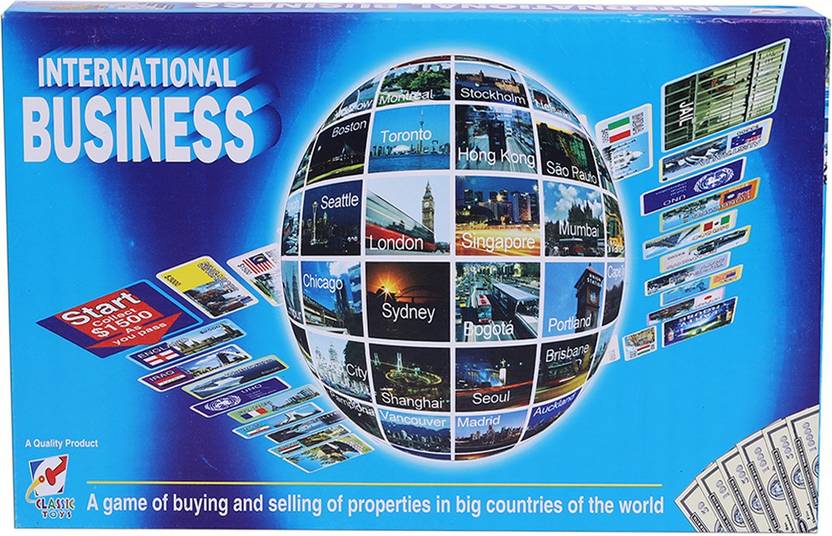 Toyster International Business Board Game - Big Size - Family Game ...