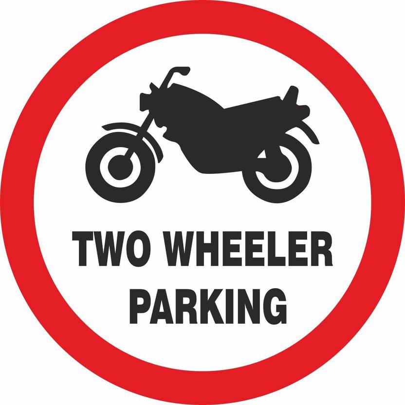 madhusigns Traffic Signboard- two wheeler parking in red color ...