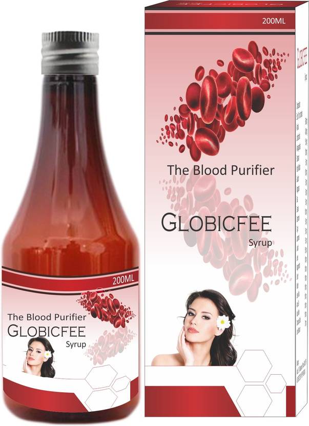 Jivita Pharma GLOBICFEE Syrup for Acne, Pimple, Allergic Skin Lesion ...