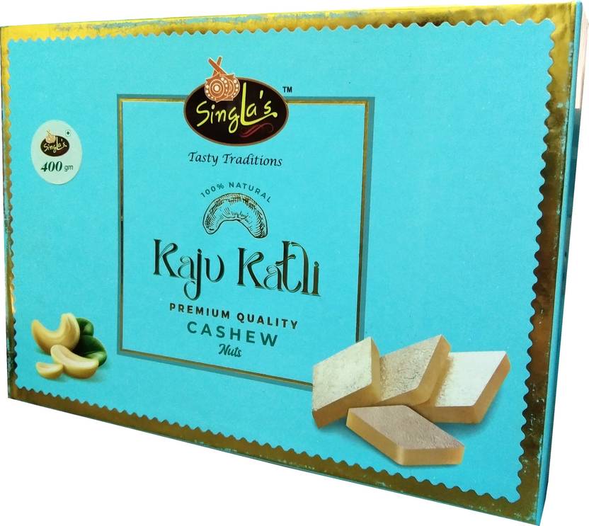 Singla Sweets Kaju Burfi 400g Delicious Sweets kaju katli Box Price in ...