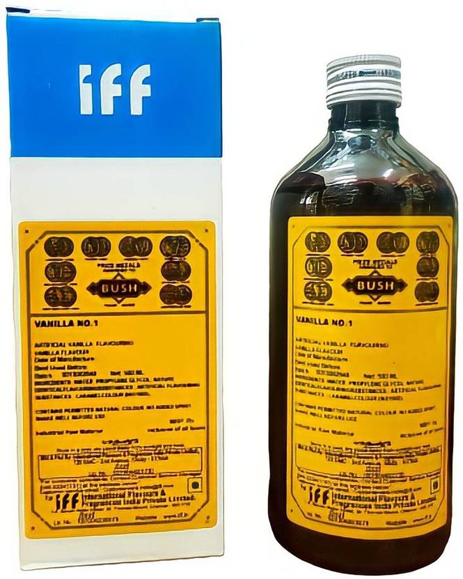 IFF Bush Vanila No.1 Flavour Essence - 500 ML Vanilla Liquid Food ...