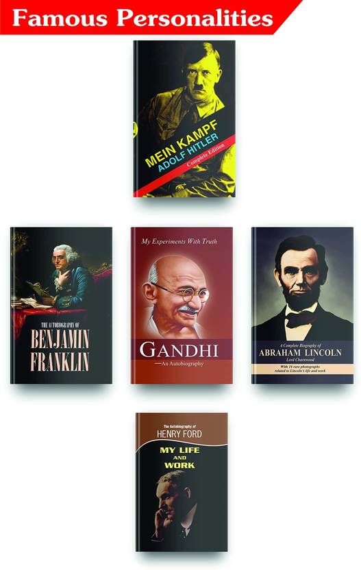 Autobiographies Of Famous Personalities Set Of 5- Mein Kamphf ...
