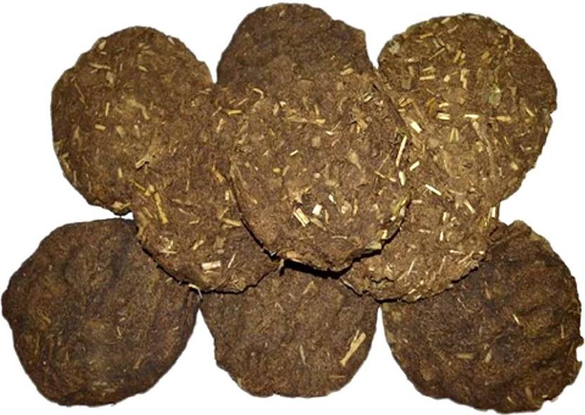 OM Gobar Upla/ Cow Dung Upla/ Goetha, 100% Natural Product ( Pack of 10 ...