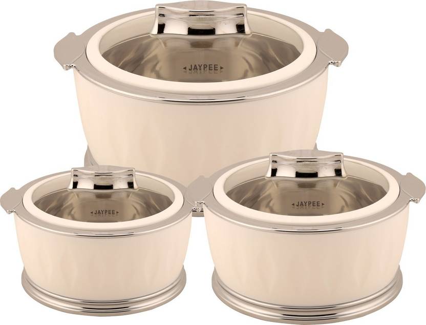 JAYPEE Dazzle (2000+1500+1000) ML Pack of 3 Thermoware Casserole Set ...