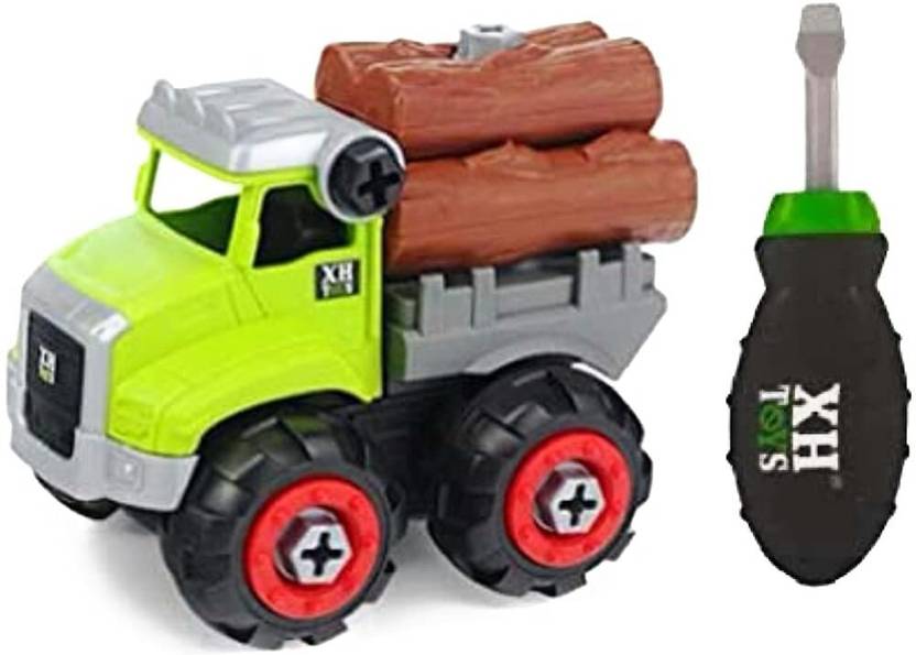 QBIC Assemble and Disassemble Engineering Construction Vehicle Trucks ...