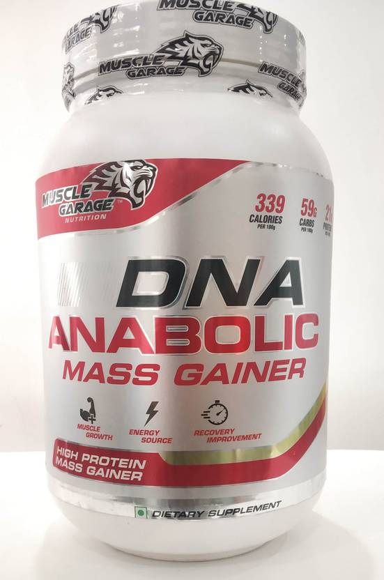 Muscle Garage DNA anabolic mass gainer Weight Gainers/Mass Gainers ...