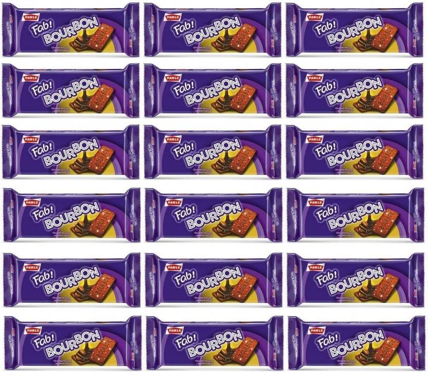 PARLE Fab Bourbon 150g, Set Of 18 Cream Cracker Biscuit Price in India ...
