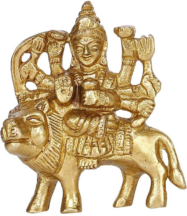 GURU JEE Brass Statue Goddess Maa Durga MATA Rani Murti Sherawali Idol ...