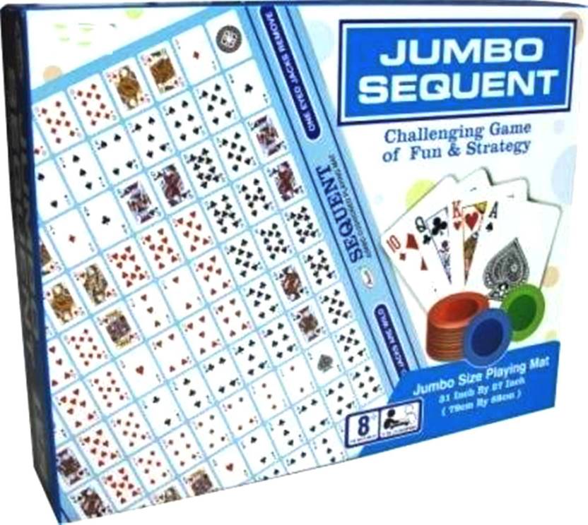 Gift Collection Jumbo Sequence Party Game With Jumbo Size Mat of 32 x ...