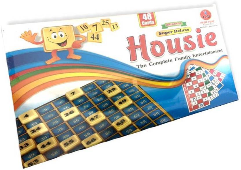 Yash Toys Original Housie Super Deluxe Green with 48 Reusable Ticket ...