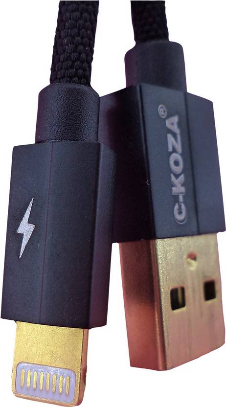 C KOZA Lightning Cable 1 m LIGHTNING USB CABLE 5 Amp - C KOZA : Flipkart.com