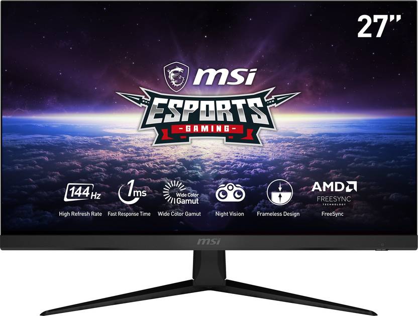MSI 27 inch Full HD IPS Panel with Night Vision Mode, Anti Flicker ...