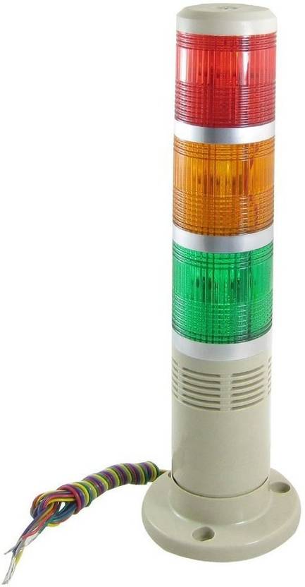 HANUTECH 3 Tier Industrial LED Signal Tower Lamp Light |Tower Warning ...