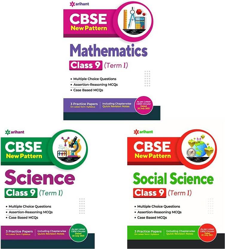 CBSE New Pattern Mathematics ,Science And Social Science Class 9 For ...