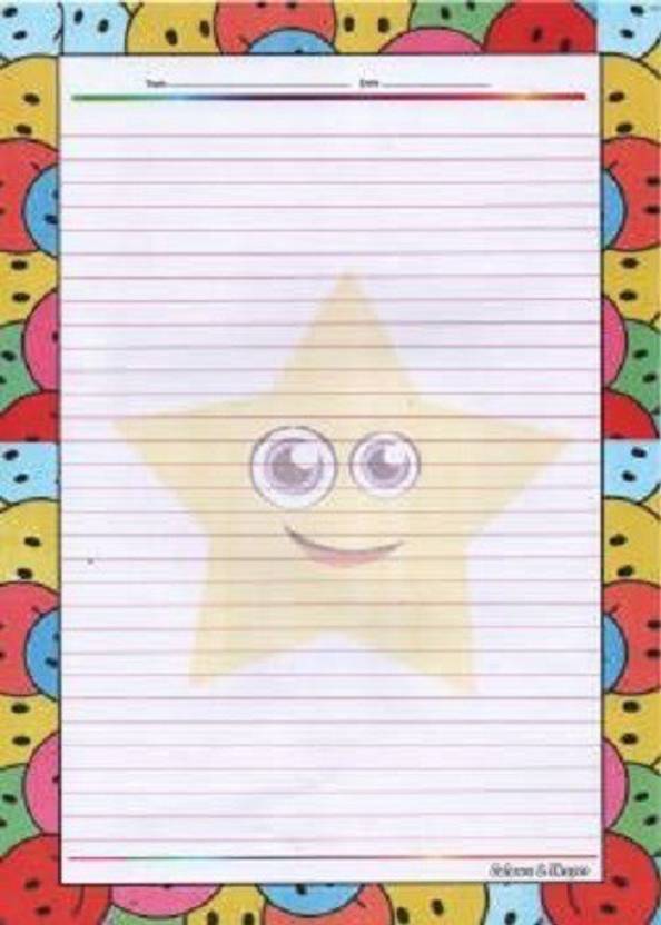 Flipkart.com | DSR One Side Ruled Designer Sheets unruled A4 Size 100 ...