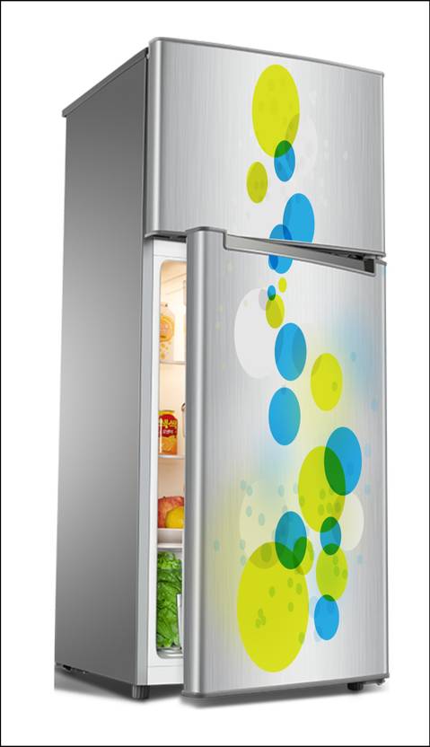 Divine studio 60 cm Decorative Fridge Sticker Fridge AC wallpaper ...