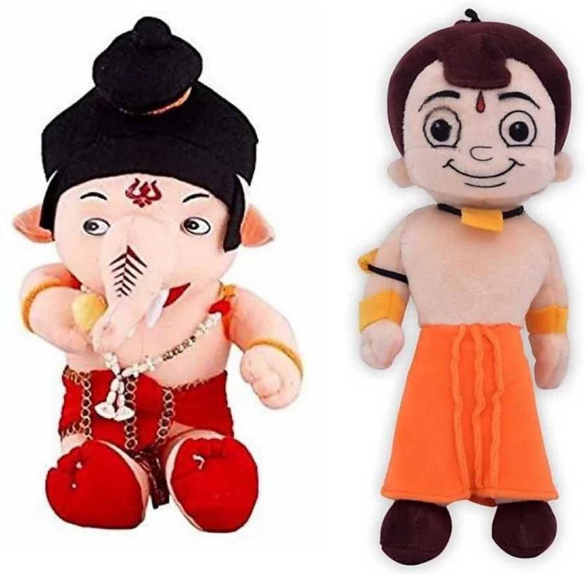 Style Mania Soft Stuffed Toys- Bal Ganesha & Chhota Bheem Soft Toy ...