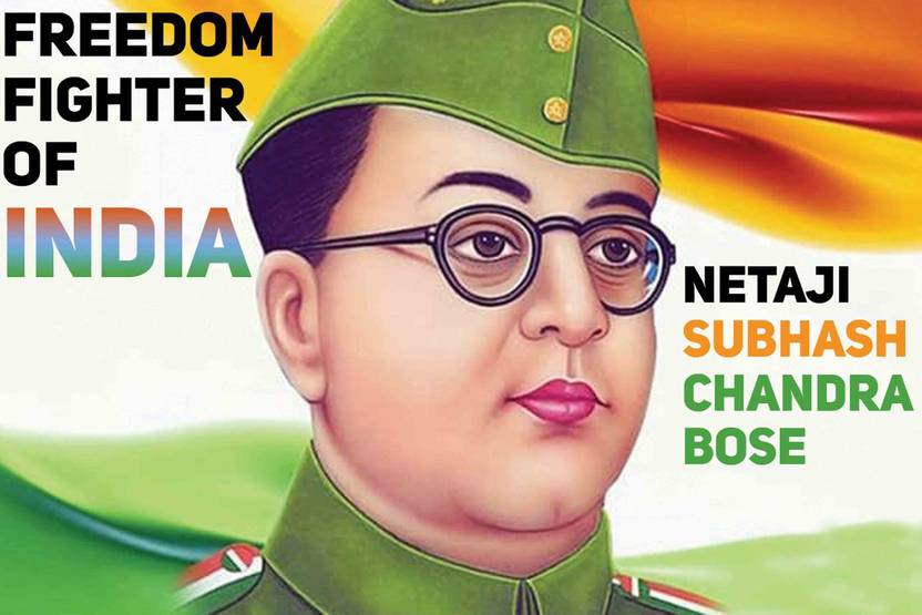 Freedom Fighter Of India|Subhash Chandra Bose Poster|Wall Poster For ...