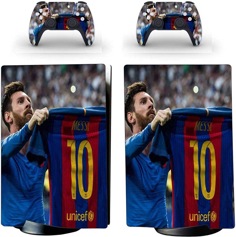 Skinny PS5 Skin Messi 10 for PlayStation 5 Disc Edition 1x Console Skin ...