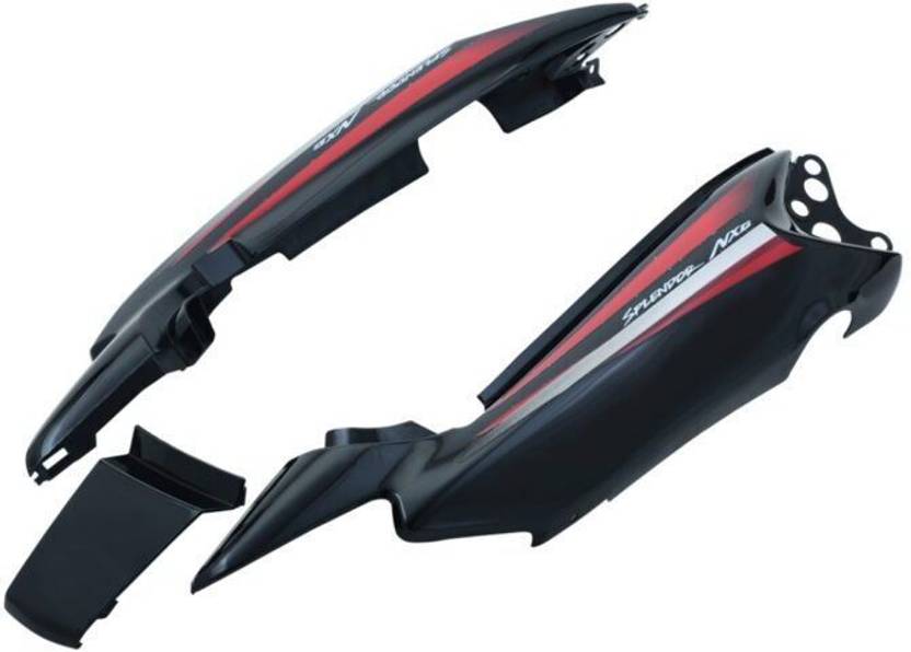 ULTRA TAIL PANEL SPLENDOR NXG OLD MODEL (BLACK/RED) Bike Crash Guard ...