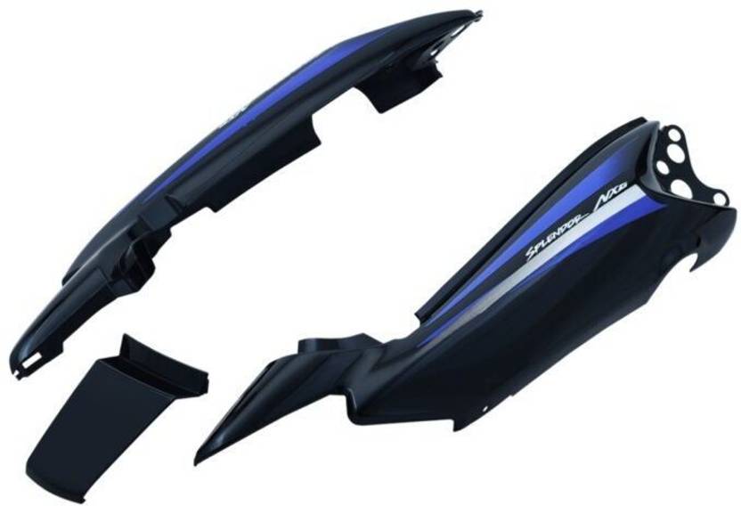 ULTRA TAIL PANEL SPLENDOR NXG OLD MODEL (BLACK/BLUE) Bike Crash Guard ...