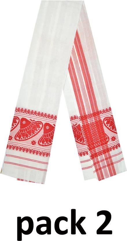 Assam Handloom Polycotton 157 GSM Bath, Face, Hand Gamcha - Buy Assam ...