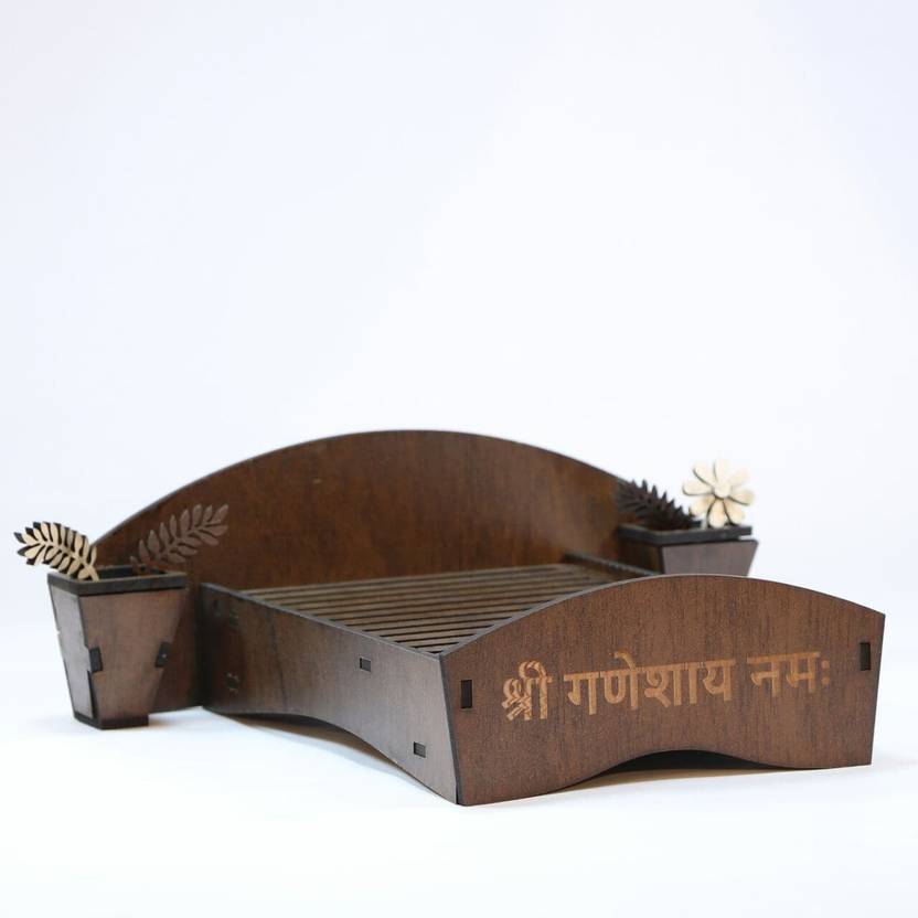 pinkparifashion Wooden God Bed, God Sleeping Bed Laddu Gopal Night ...