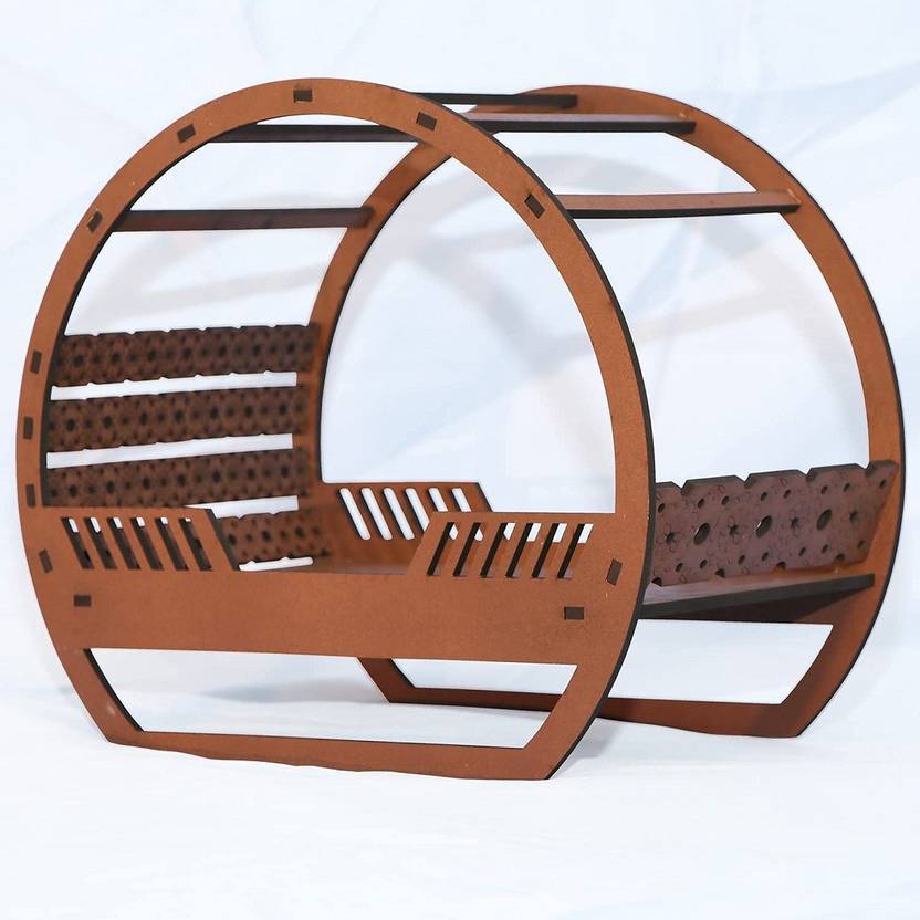 kirfiz Wooden Hand Craft Readymade Puja Temple Wood God Stand for Pooja ...