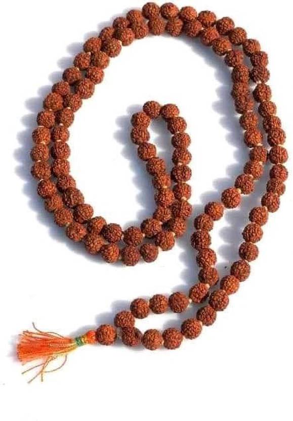 SHRI SWAMI SAMARTH KENDRA Rudraksha Mala Jaap Mala 108 Beads Brass ...