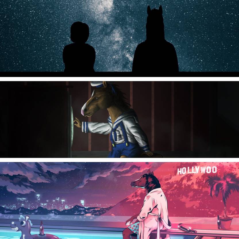 Bojack Horseman Posters - Pack of 6 Photographic Paper - Animation ...