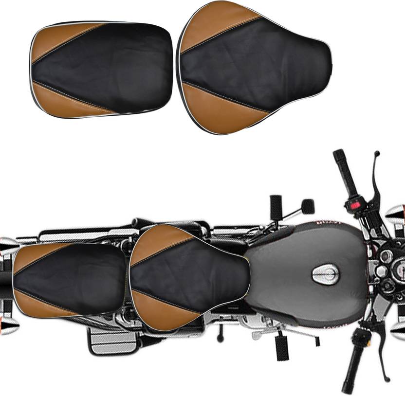 AHL SC087_ANK_AL_SP Split Bike Seat Cover For Royal Enfield Classic ...