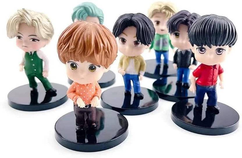 ToysClan BTS Bangtan Boys Bobbleheads for Offices, Study Table, Car ...