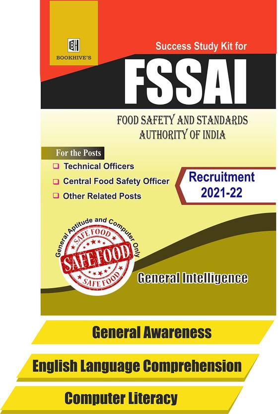 FSSAI Technical Officer, CFS Officer Recruitment 2021-22 (Set Of IV ...