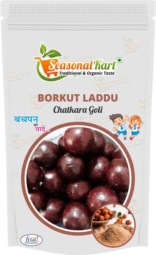 Seasonal Kart Borkut Goli|Borkut Laddu 400 gms | Borkut Churan ...