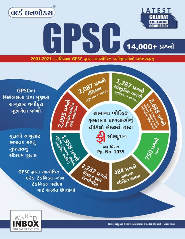 GPSC Paperset Previous Year 2001-2021 (14000+ Questions): Buy GPSC ...