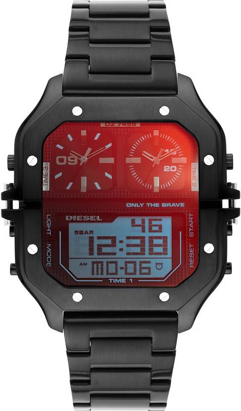 DIESEL Clasher Clasher Analog-Digital Watch - For Men - Buy DIESEL ...